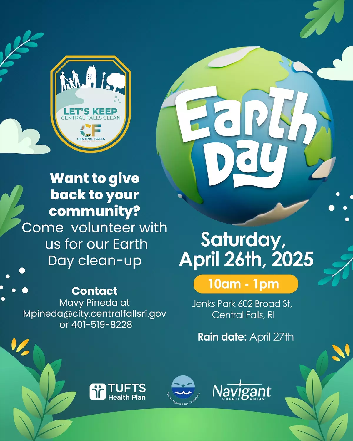 Earth Day Cleanup | Central Falls RI